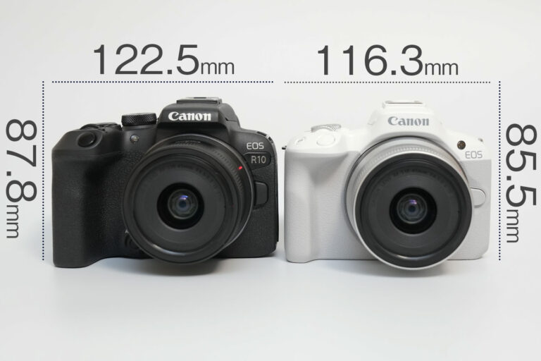 Canon EOS R10とEOS R50を徹底比較レビューしてみた - レビューから使い方まで解説したカメラブログ